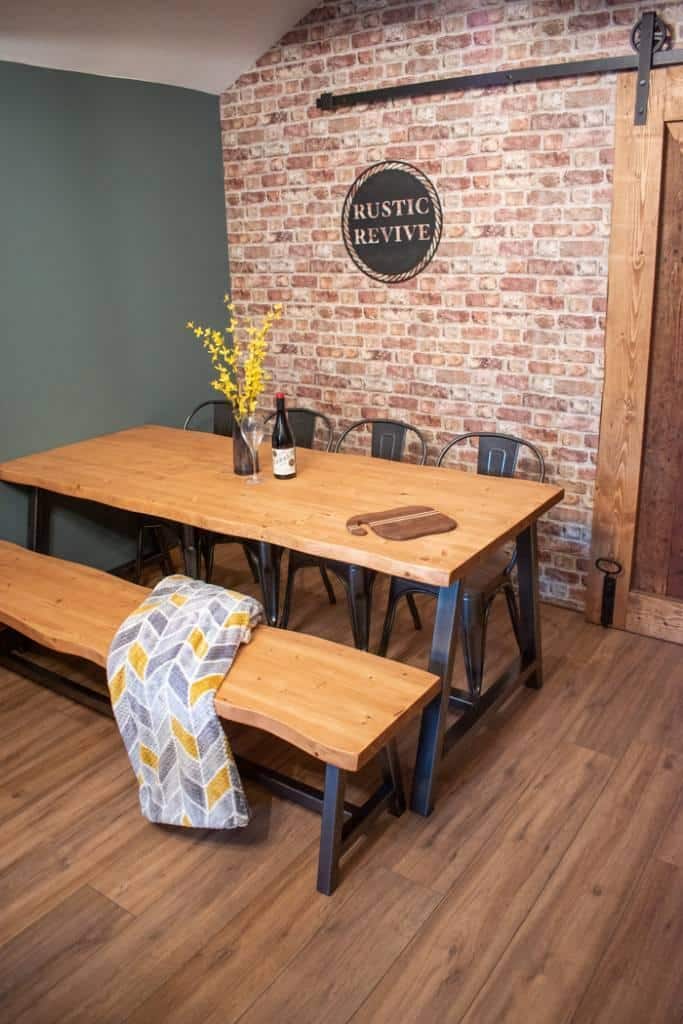 Live Edge Table Set - Rustic Revive