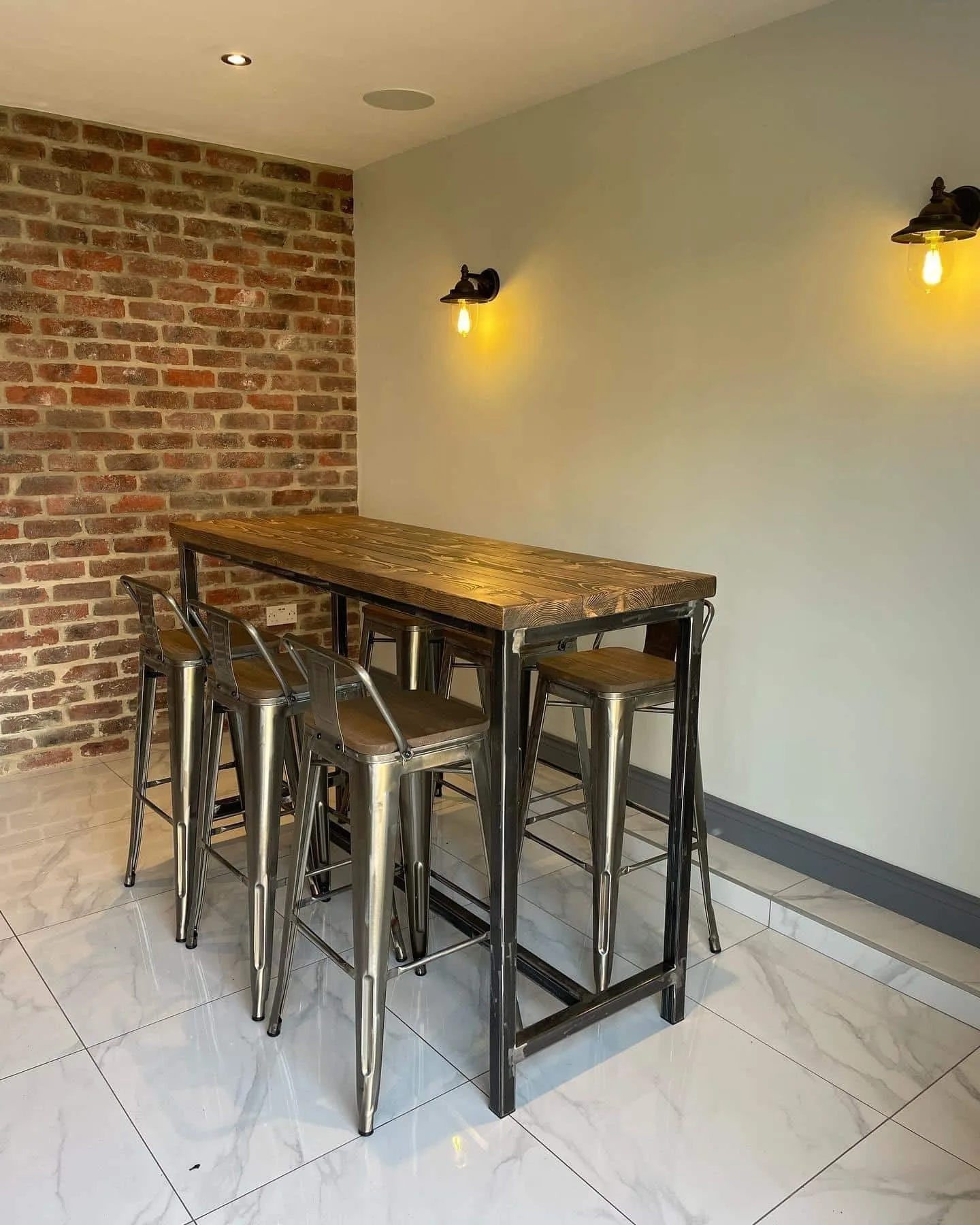 Poseur Bar Style Table - Rustic Revive